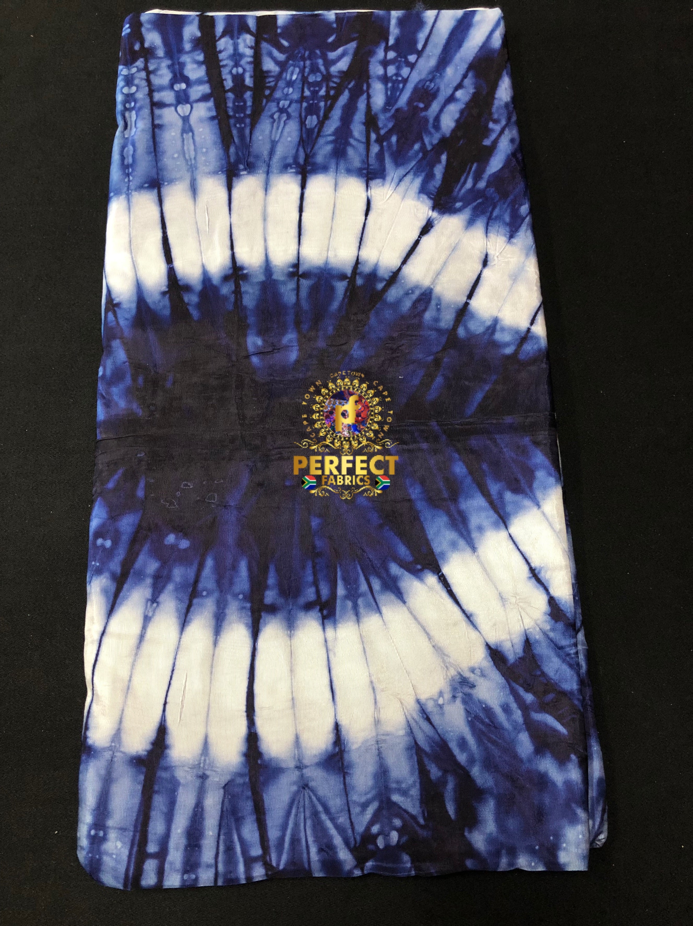 Blue Silk Adire – PERFECT FABRICS